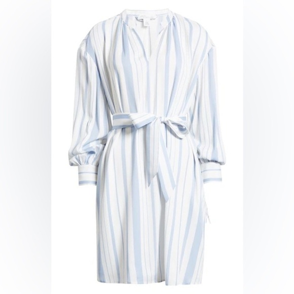 Nordstrom | Dresses | Nordstrom Signature Stretch Silk Dress In White ...